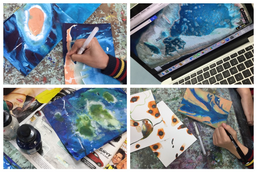 Google Earth Inspired Landscapes | iPad Art Room